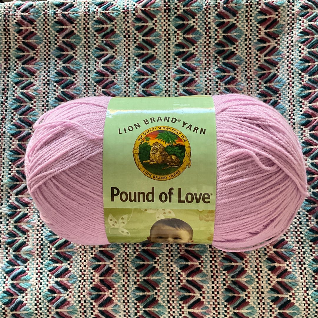Lion Brand Yarn Pound of Love Lilac - Etsy