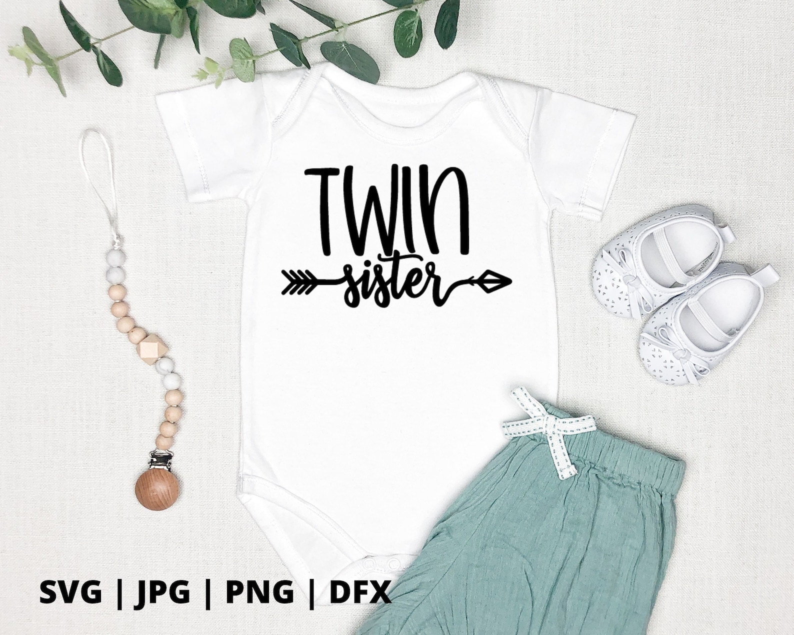 Twin Sister SVG Sister Svg Siblings Svg New Baby Svg | Etsy