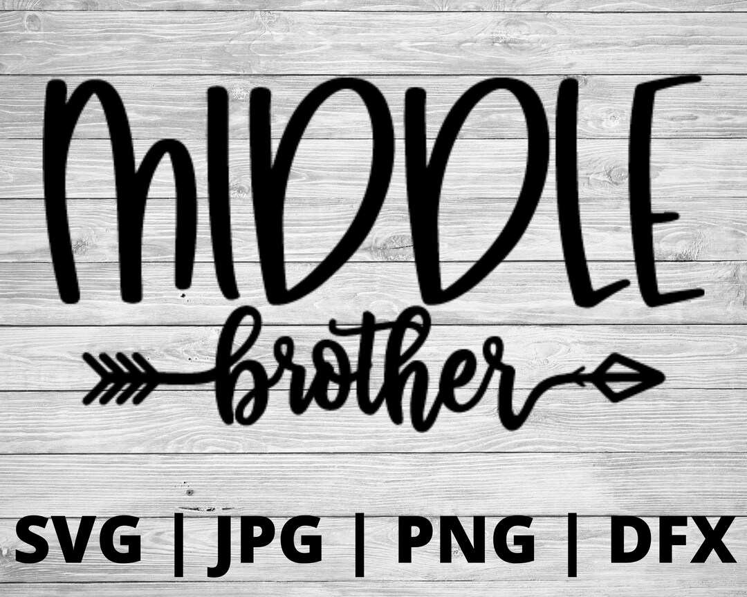 Hermano medio SVG / hermano svg / hermanos svg / nuevo bebé svg ...