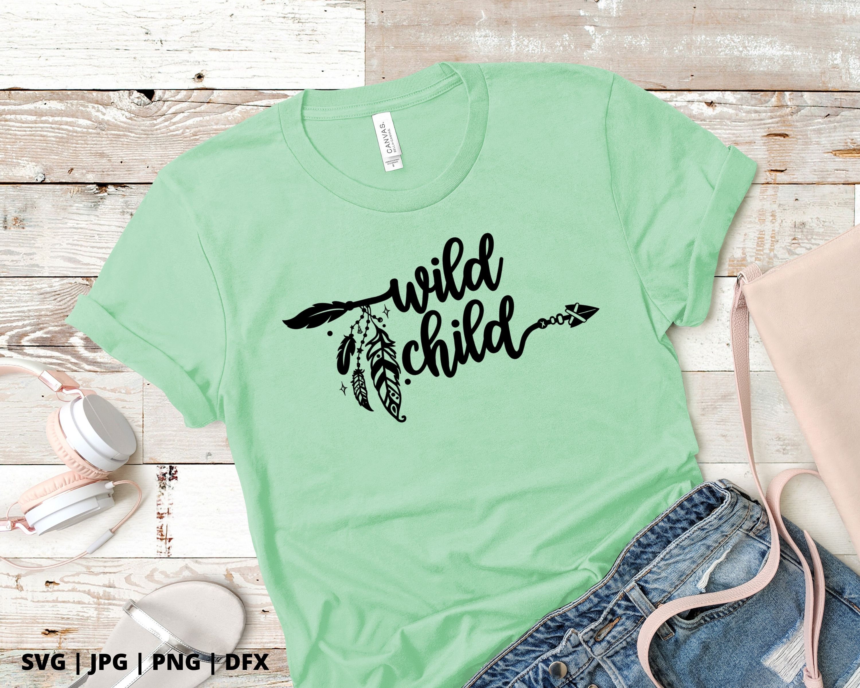 Wild Child SVG - Etsy