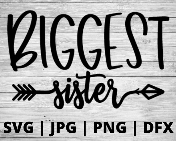 Hermana mayor SVG / hermana svg / hermanos svg / nuevo bebé | Etsy España