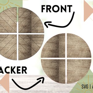 18in Round Wall Art Laser Svg Design 2 | Boho Svg | Wall Art Svg ...