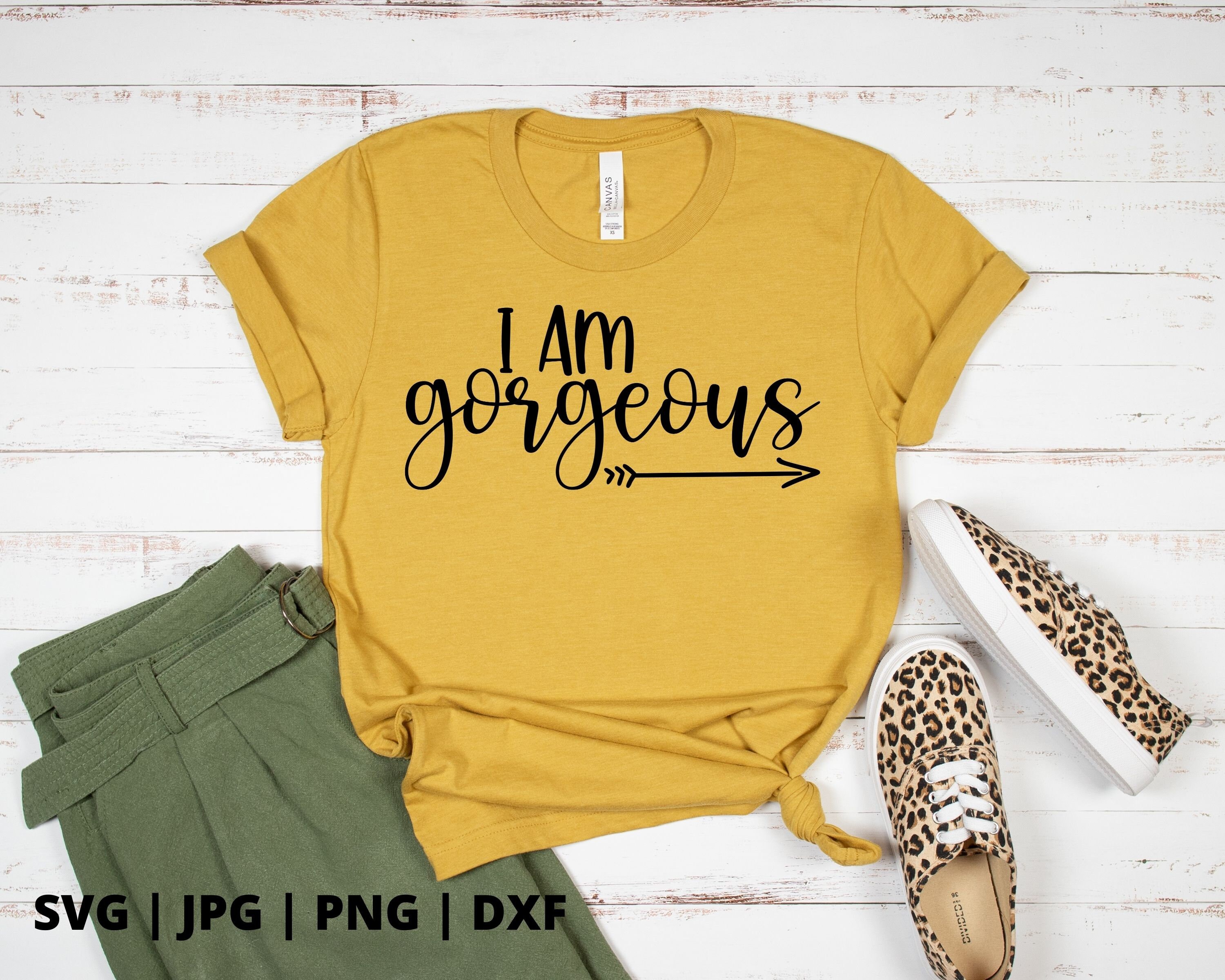 I Am Gorgeous SVG | I Am Strong Svg | Motivational Svg | Positive Svg ...