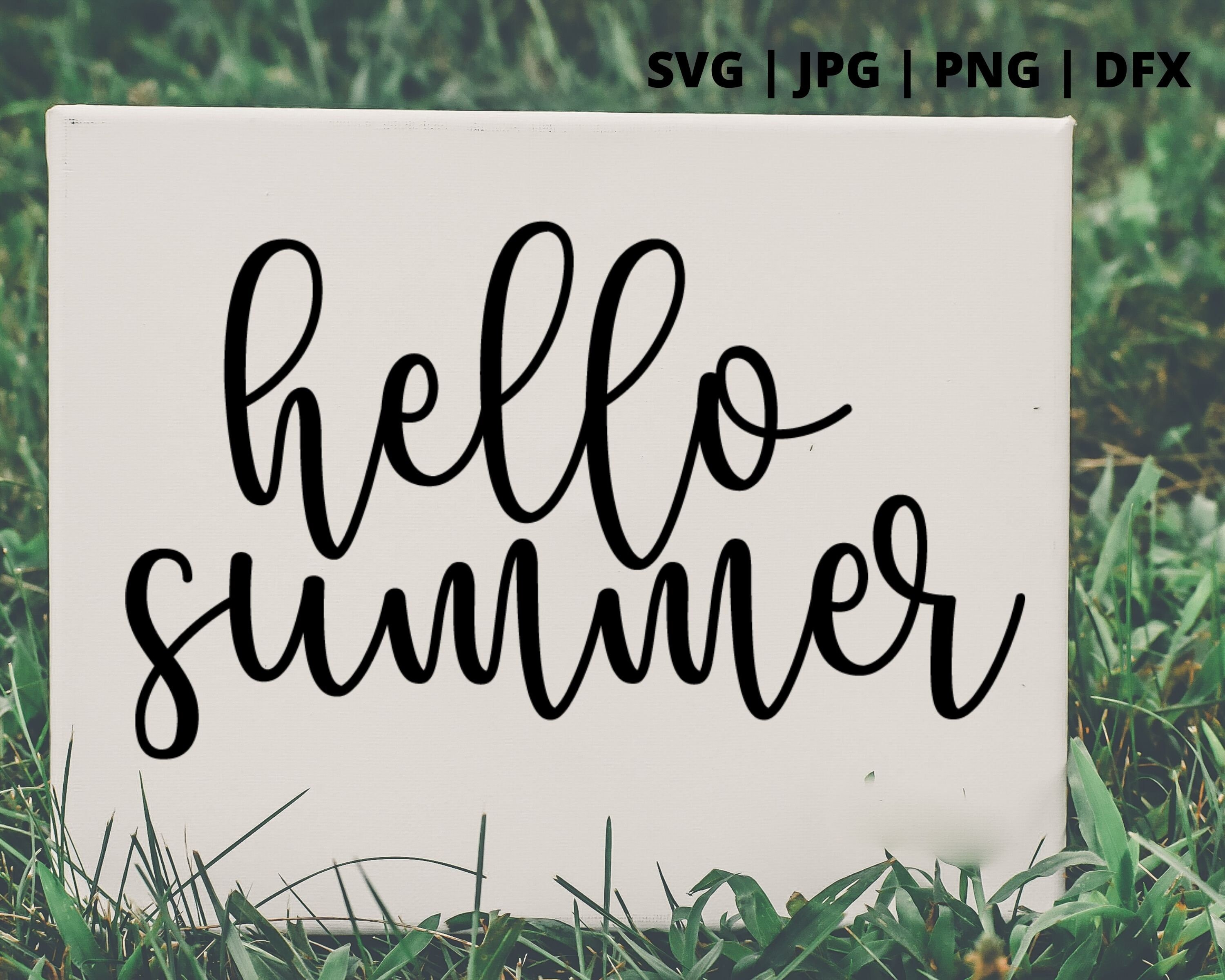 Hello Summer SVG - Etsy