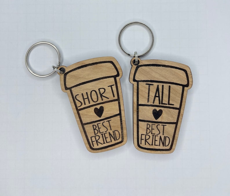 Best Friends Keychain Laser Cut File Keychain Svg Laser Keychain Svg ...