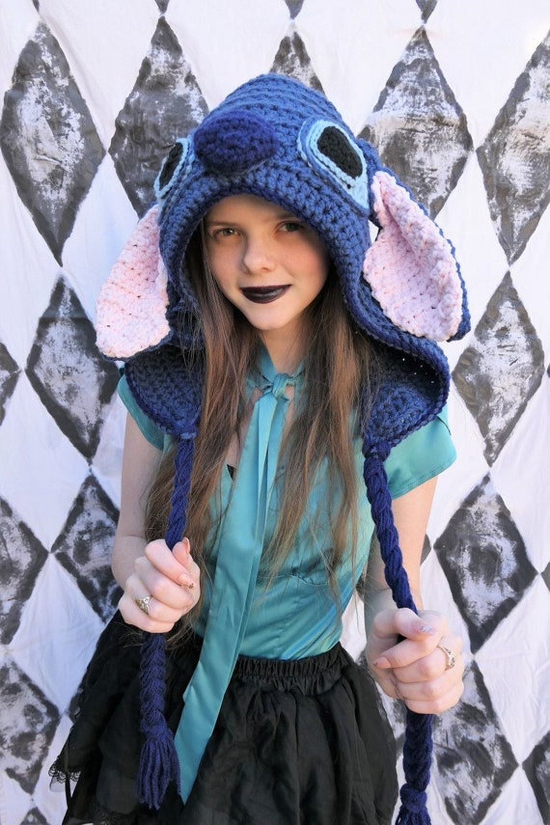 Twisted Bunny Crocheted Hood | Cosplay | Fandom | Pink | Fluffy ...