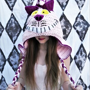Cheshire Cat Crocheted Hood | Hat | Alice in Wonderland |fandom ...
