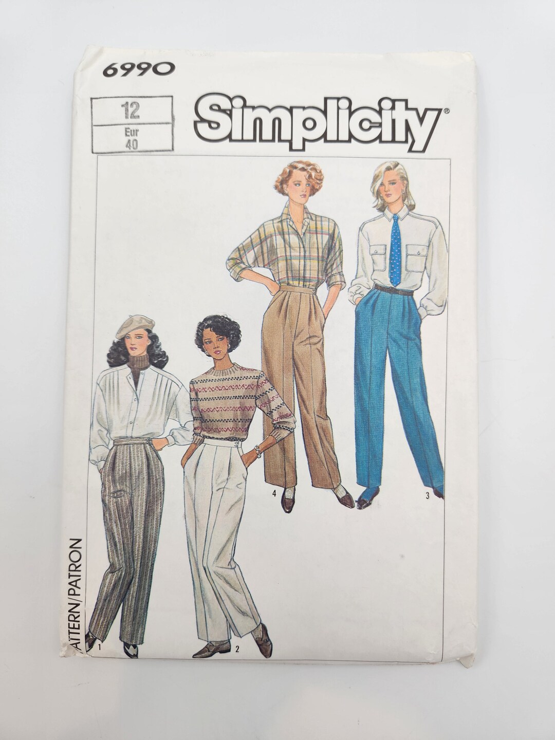 Simplicity Pants Sewing Pattern 6990 Uncut and Factory Folded Sewing ...