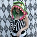 Crochet Toothy Terror Costume Sandworm Crocheted Outfit Dress and Hood ...