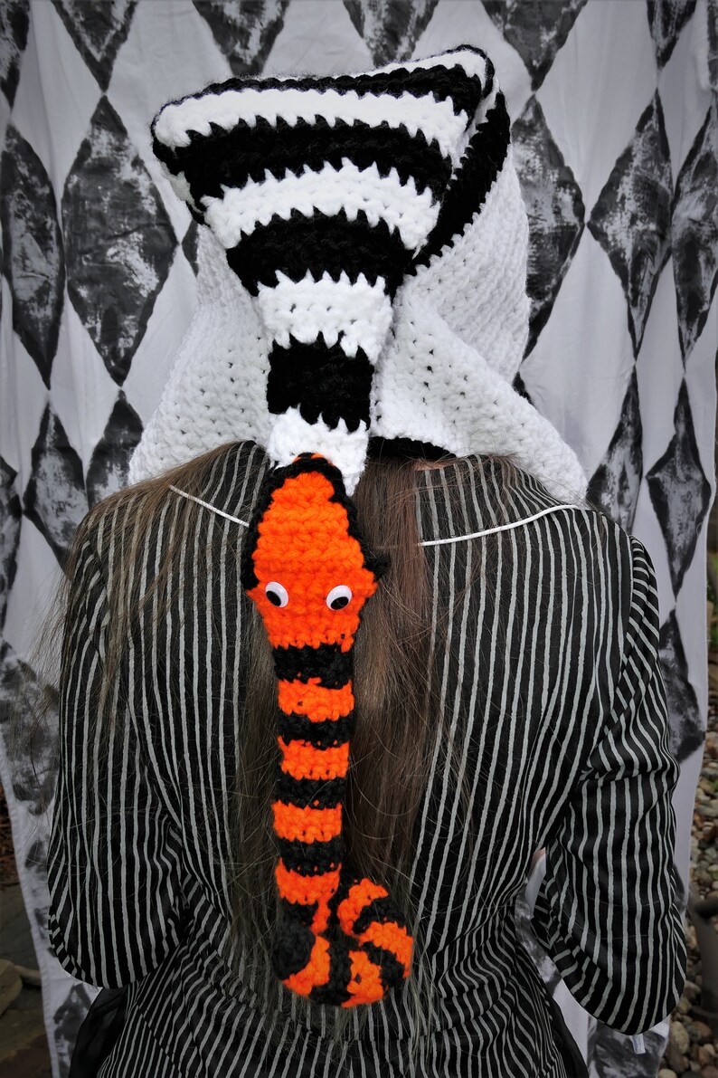 Skeleton Crochet Winter Hood/ Warm Hat Cosplay/ Costume/ | Etsy