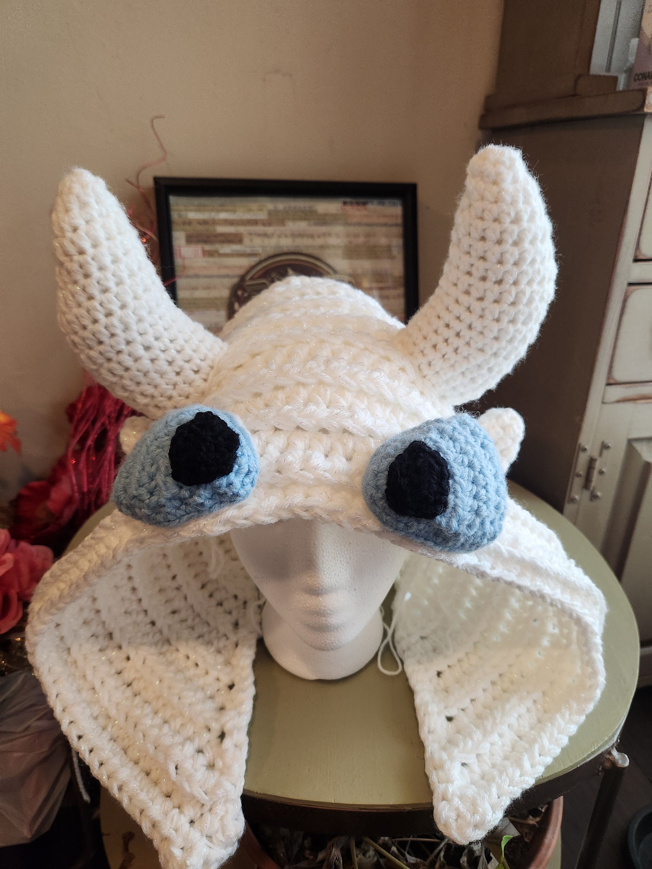 Dragon Crocheted Hood | Cosplay | Yarn | Hat | Beanie | Cap | Warm ...
