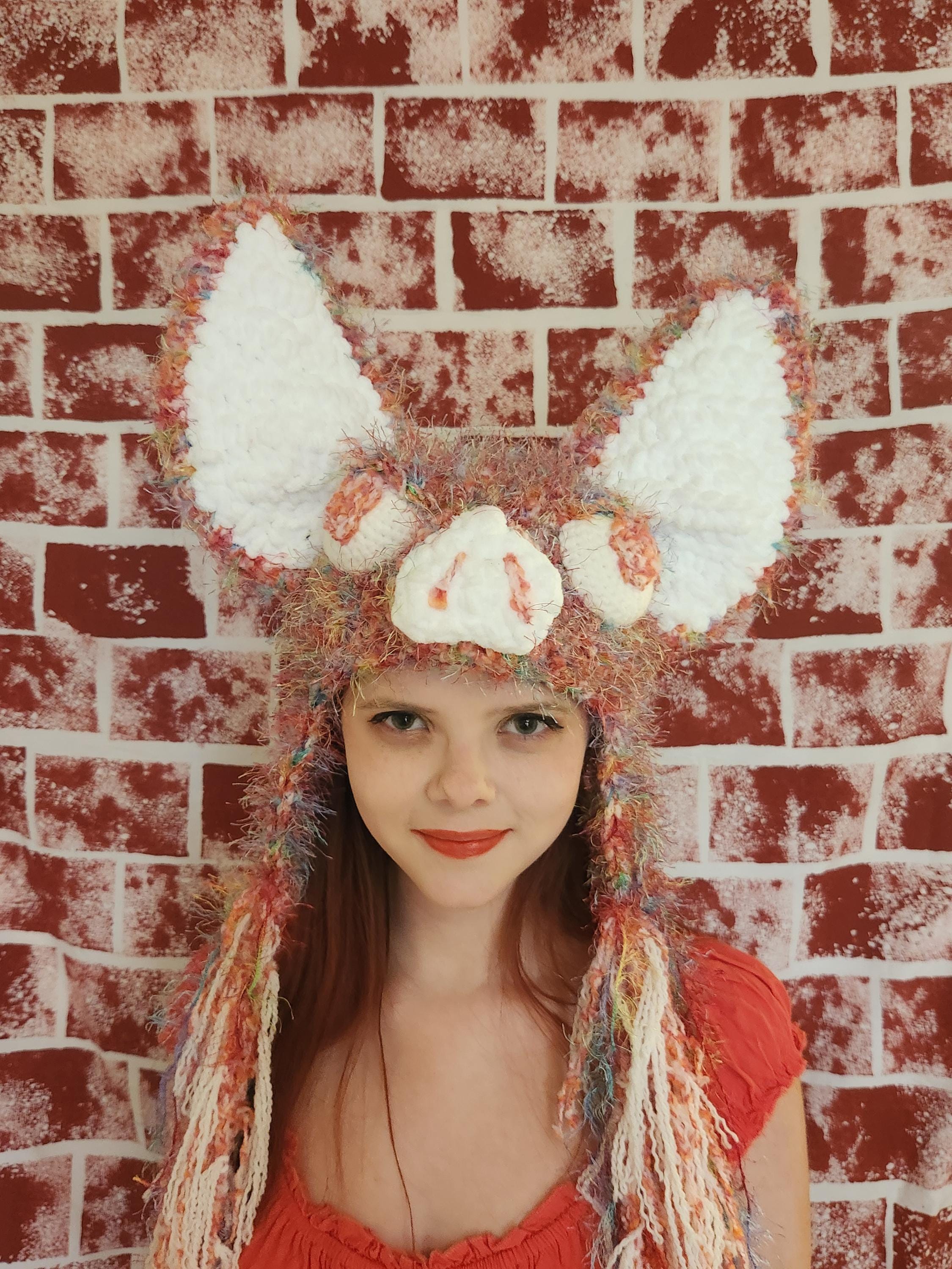 Fruity Bat Crochet Hat: Unique Twisted Bat Beanie - Etsy