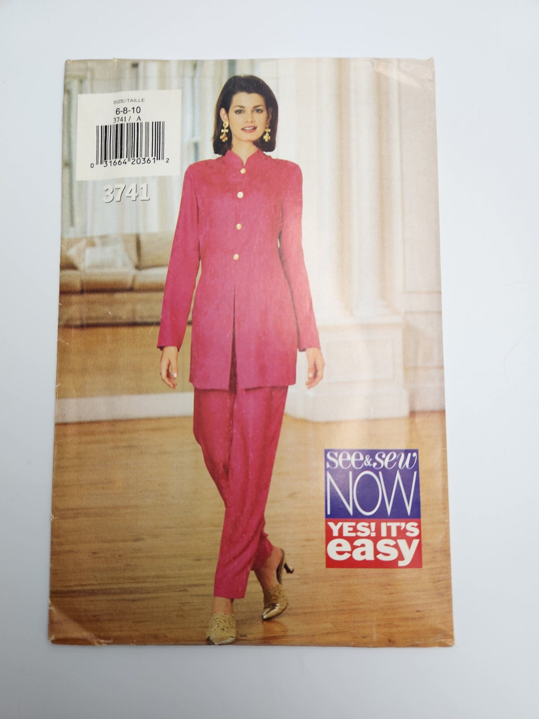 Butterick Sewing Pattern 3741 Very Easy See and Sew Pattern for Misses ...