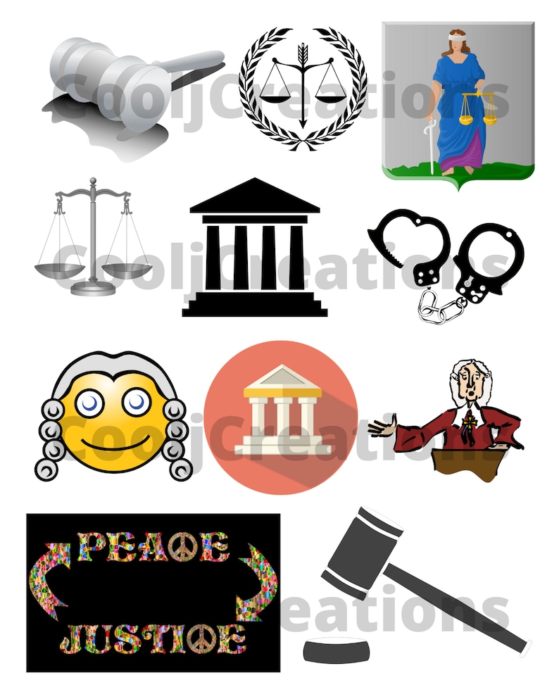 Law and Order Clip Art, Justice Images, Law and Order Icons for ...