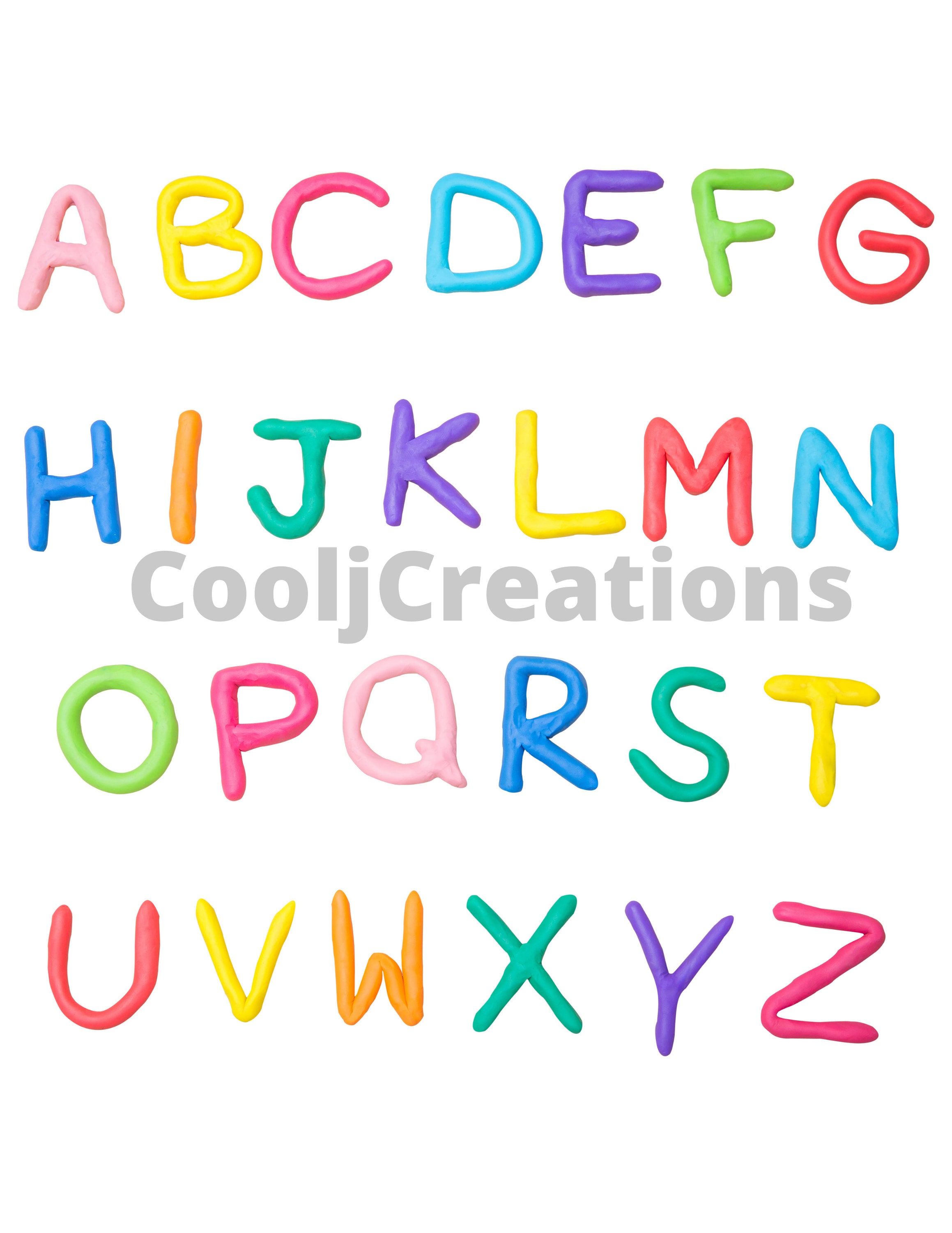 Alphabet Letters Clip Art, Alphabet Images, Letter Icons, Alphabet ...