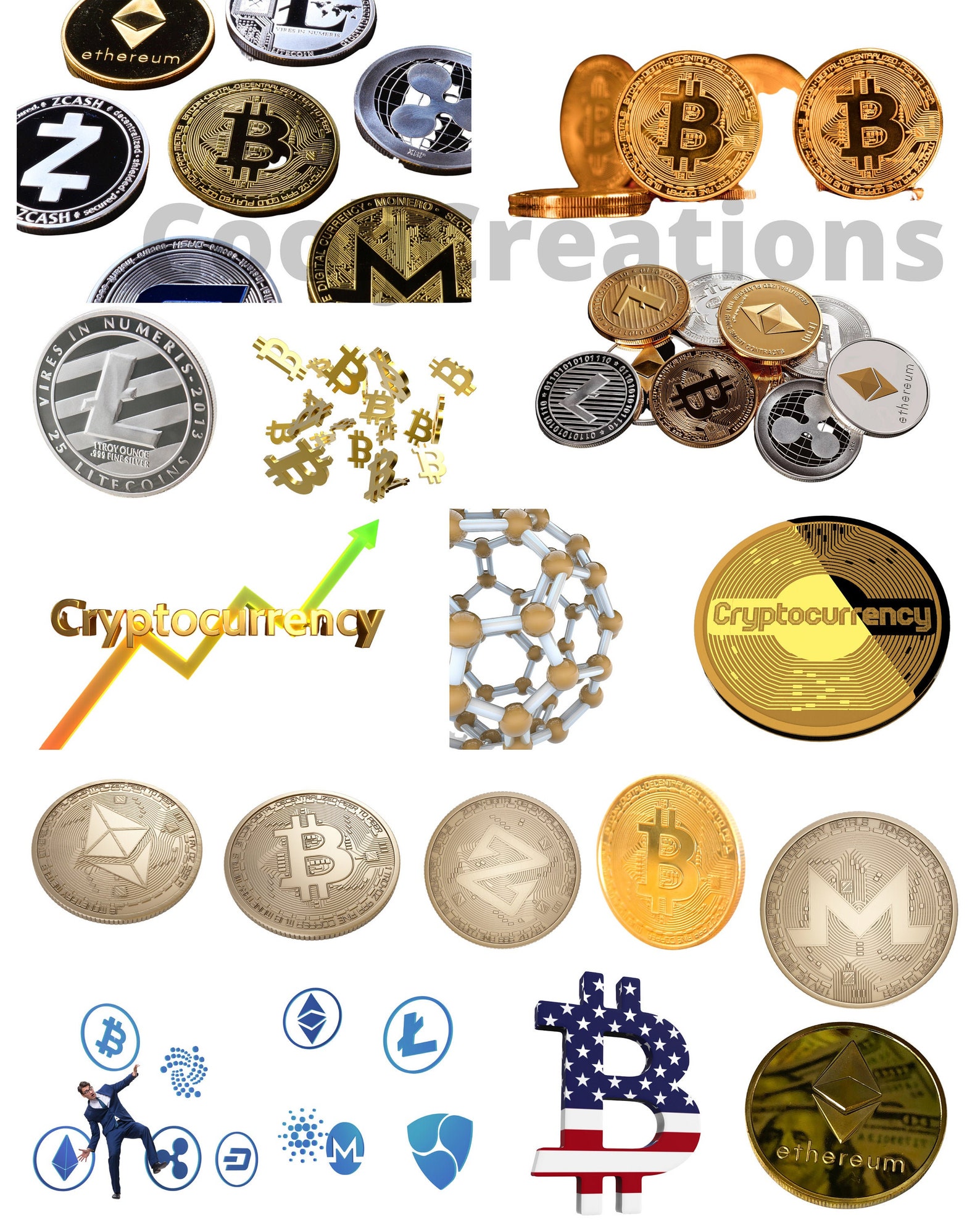 Cryptocurrency Clip Art Crypto Images Crypto Symbols Crypto - Etsy