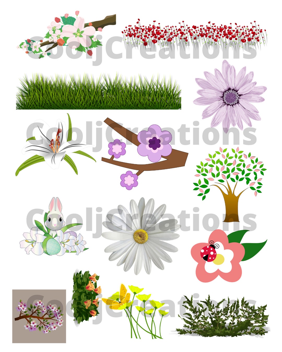 Spring Clip Art, Spring Collage, Scrapbook Projects, Spring Pictures ...