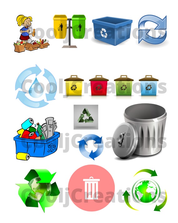 Recycle Sign Cartoon Clipart