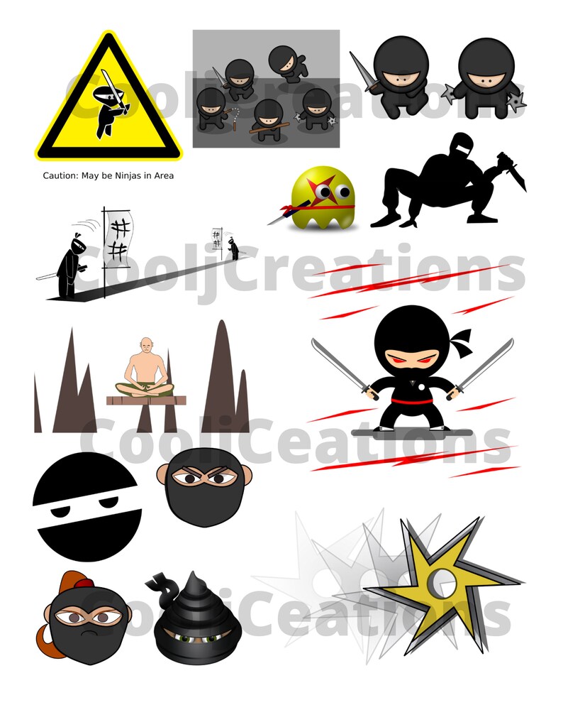 Ninjas Clip Art, Ninja Images, Ninja Icons, Ninja Pictures for ...