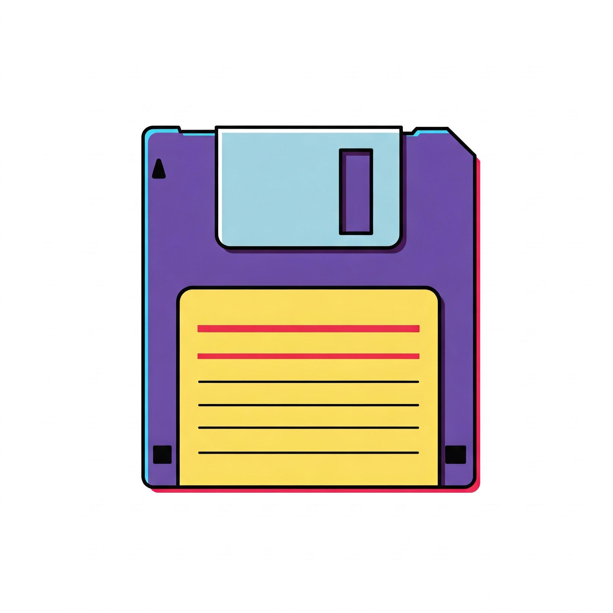 Retro Tech Clipart Bundle - 90s Vintage Phone, Game Boy, Floppy Disk ...