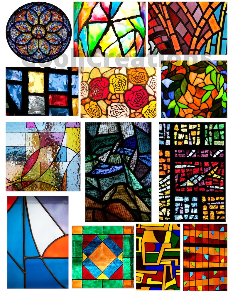 Stained Glass Clip Art, Stained Glass Icons, Stained Glass Images for ...