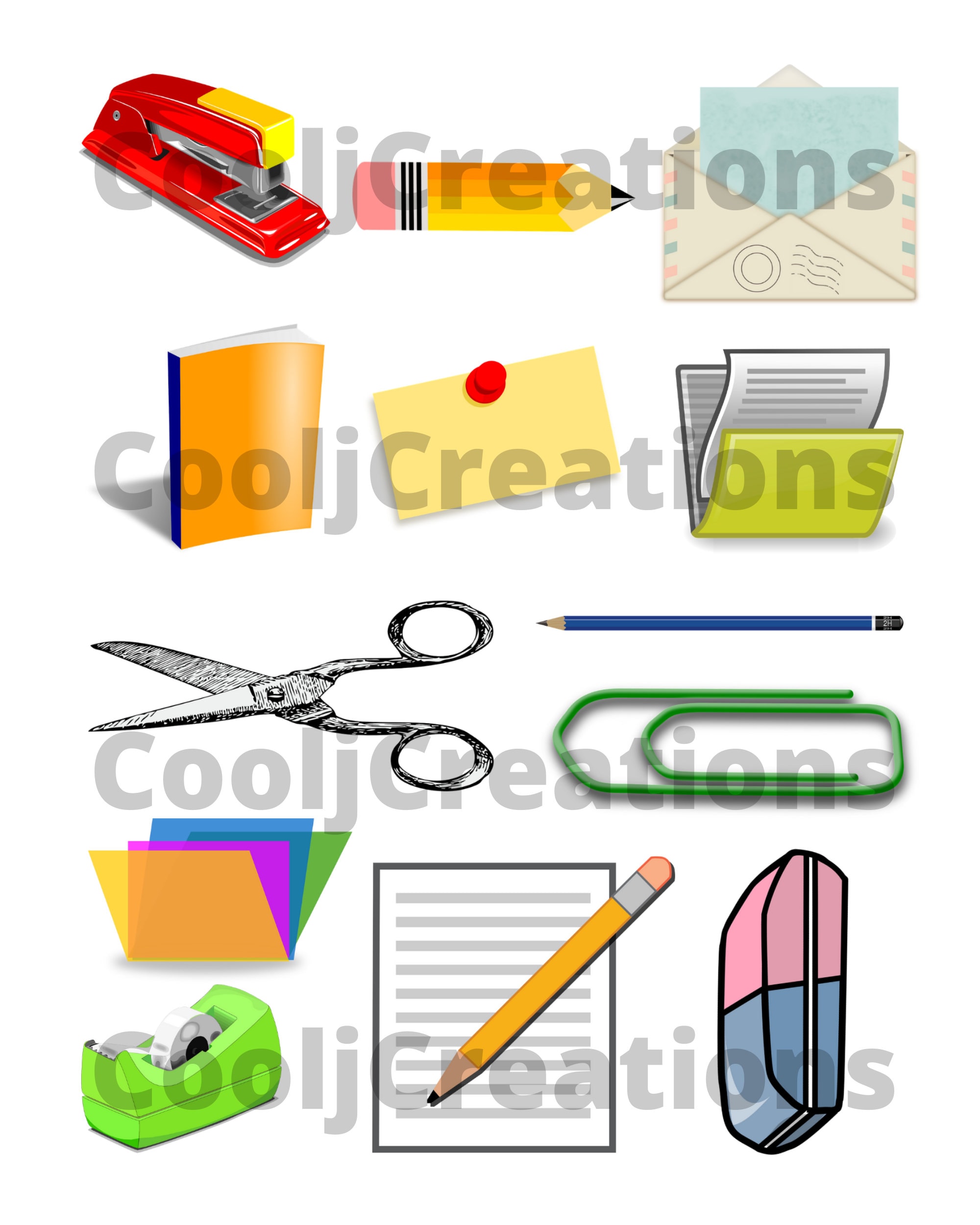 Stationery Clip Art, Stationery Images, Stationery Icons for ...