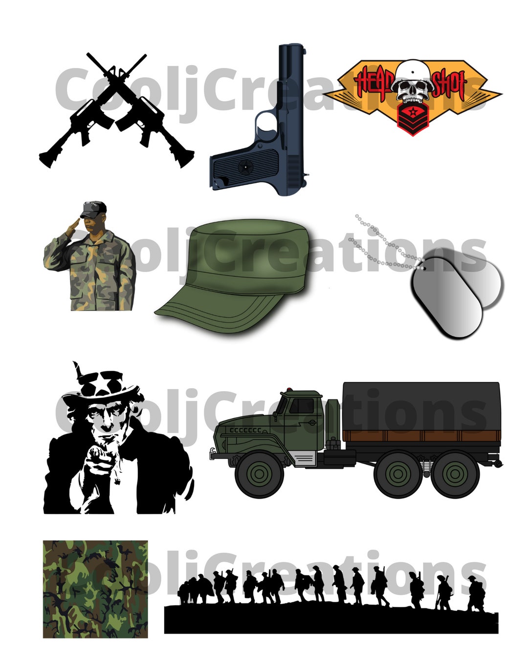 Army Clipart, Army Images, Military Pictures, Army Collage for ...