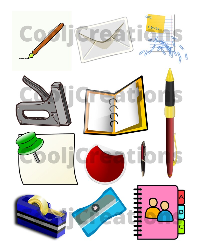 Stationery Clip Art, Stationery Images, Stationery Icons for ...