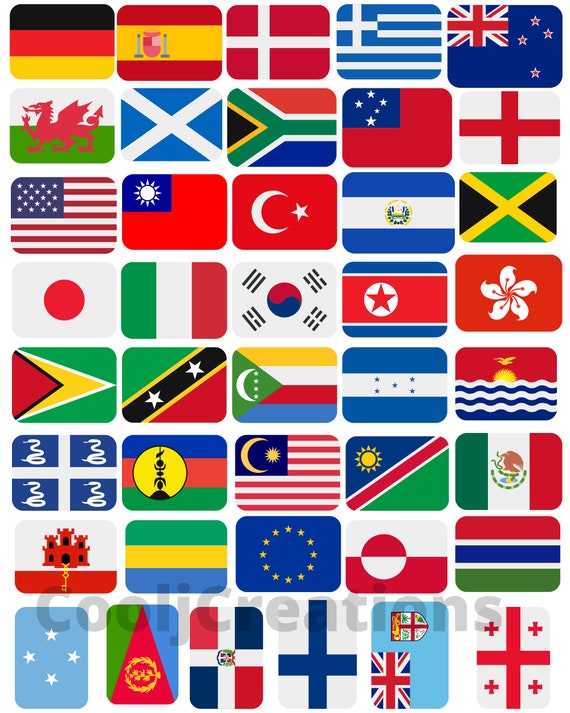 International Flags Clip Art
