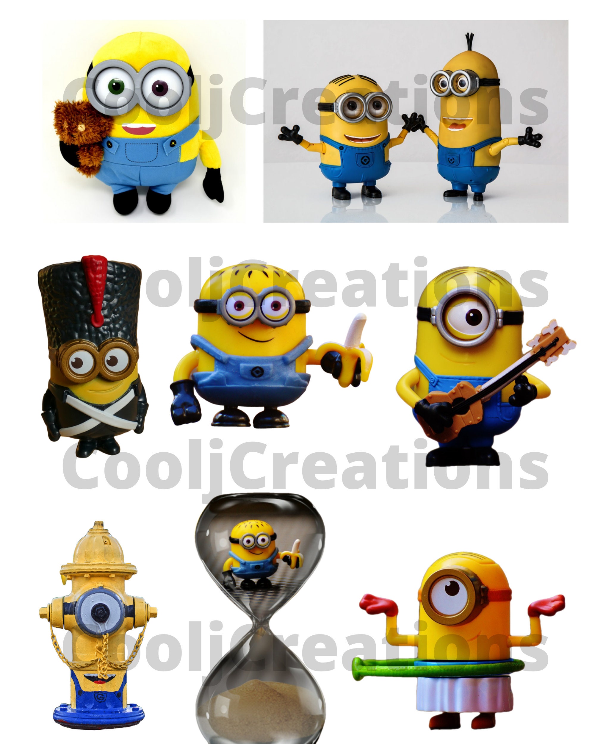 Minions Clip Art, Minions Digital Images for Scrapbooking and Craft ...