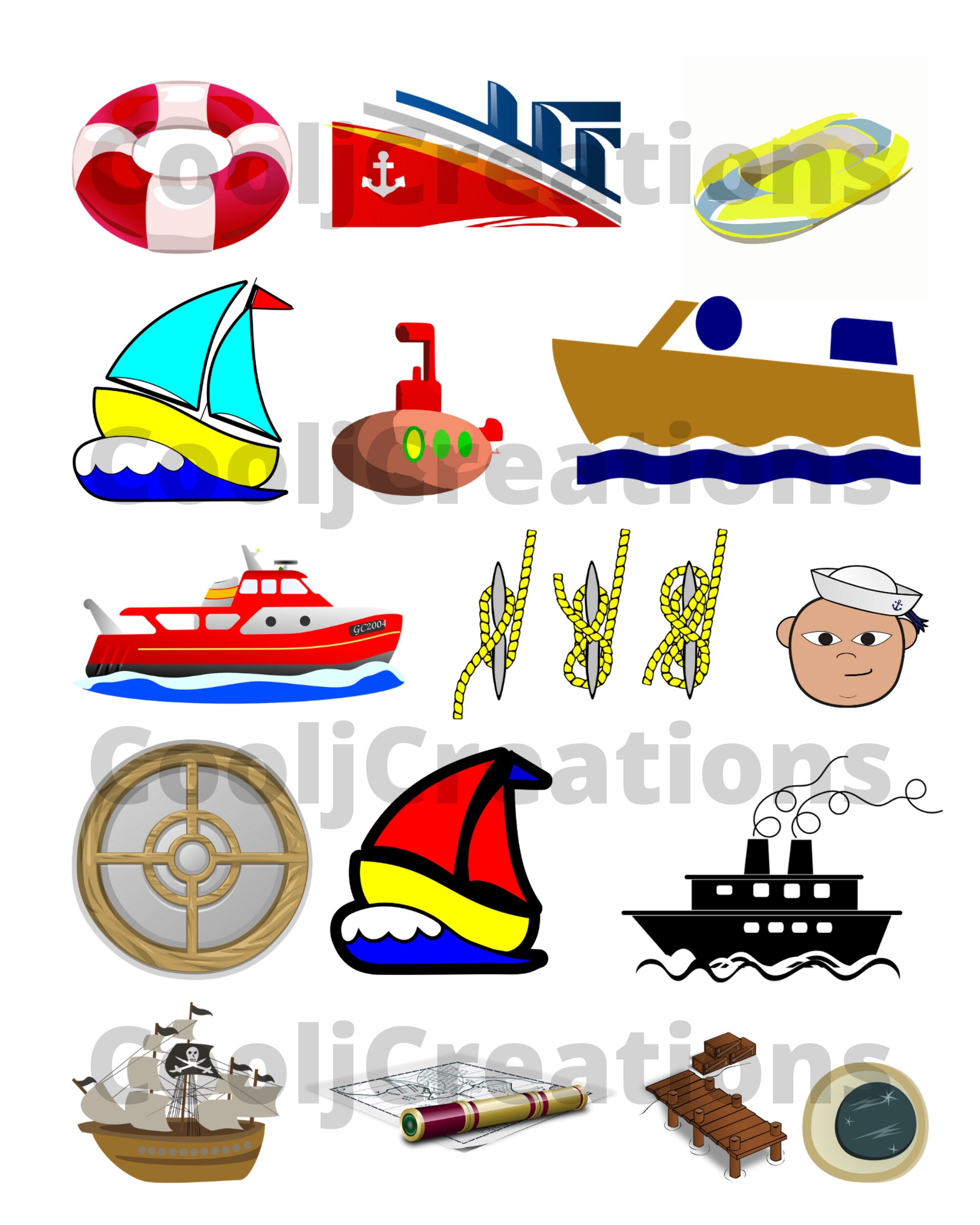 Navy Clipart, Nautical Images, Navy Icons, Nautical Pictures for ...