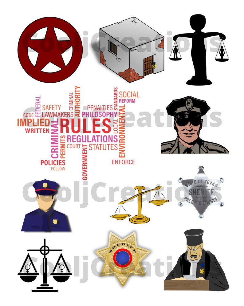 Law and Order Clip Art, Justice Images, Law and Order Icons for ...