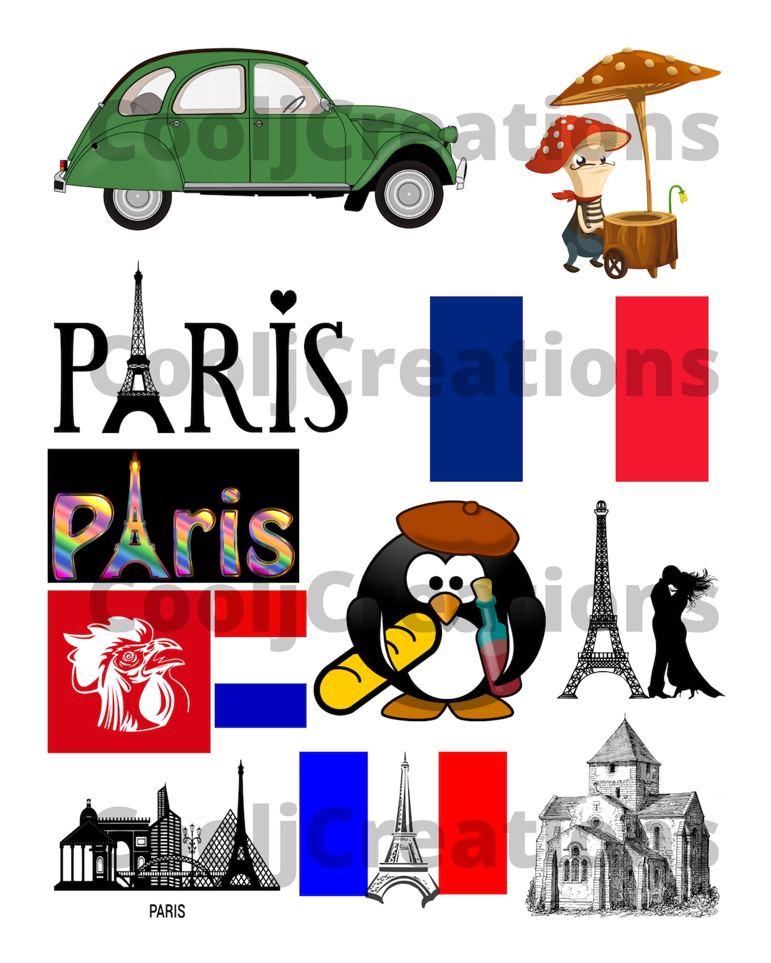 France Clip Art, France Images, French Clip Art, France Icons for ...
