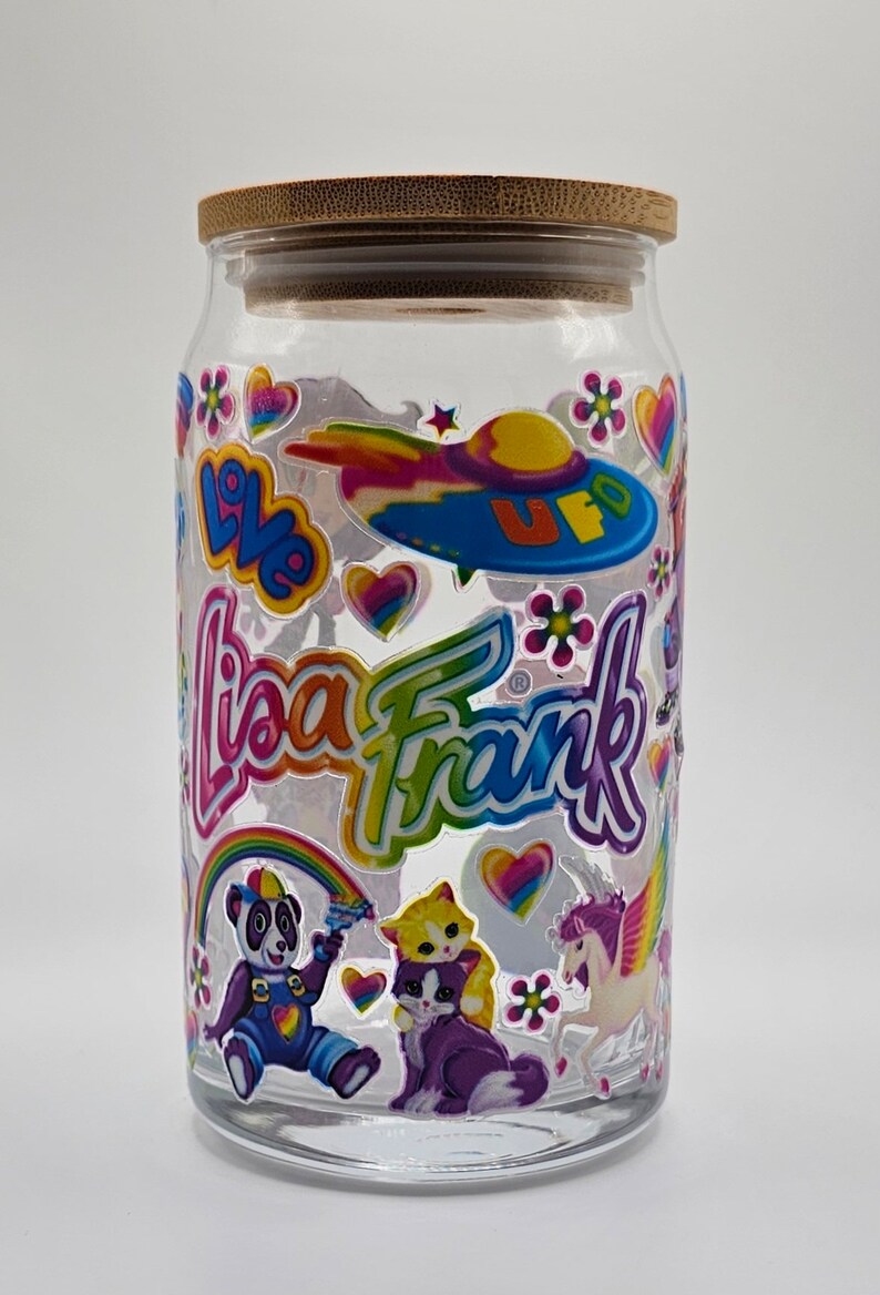 Lisa Frank 16 Oz Cup - Etsy