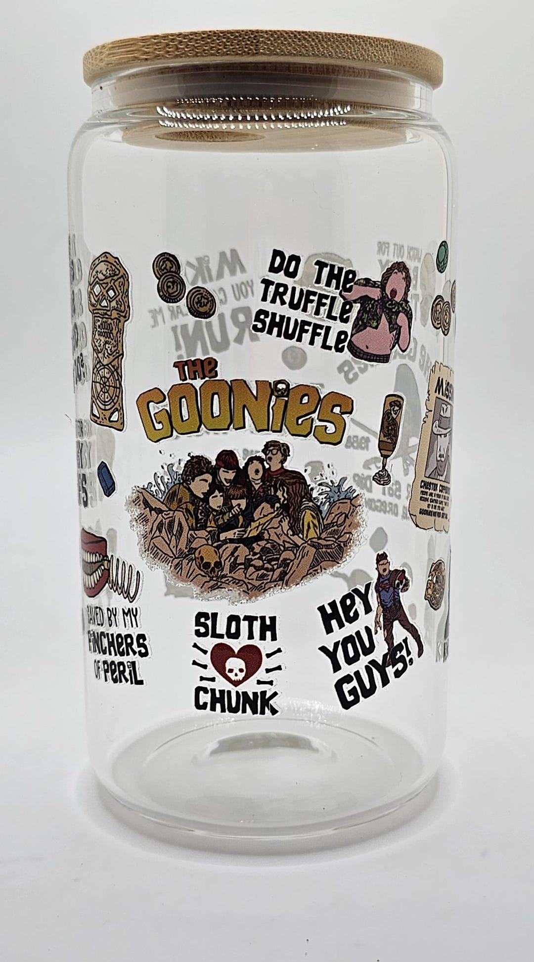 The Goonies 16oz Glass Cup - Etsy