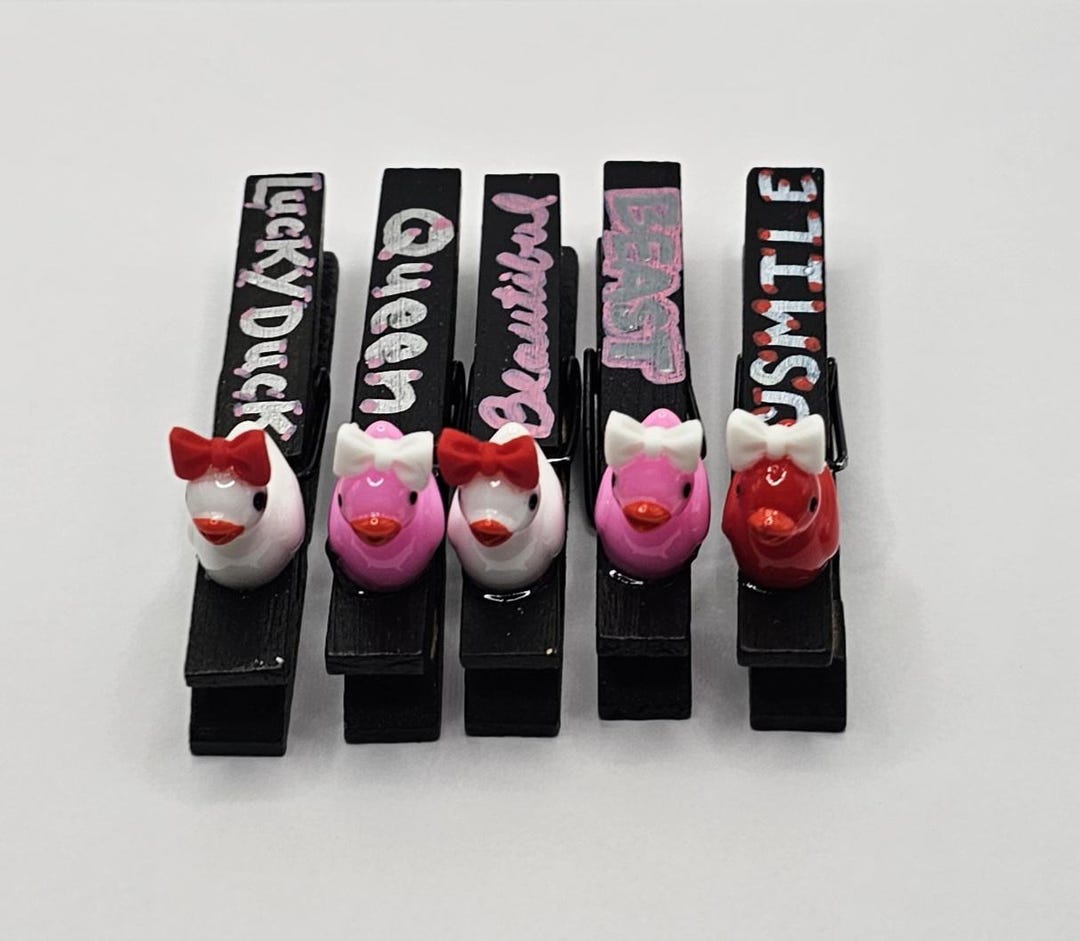 10 Cheer Pins Ducks With Bows - Etsy