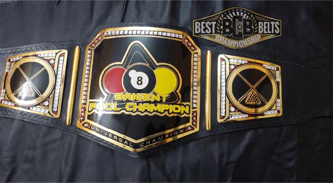 Custom Pool and Billiard Championship Belts - Personalized Billiards ...