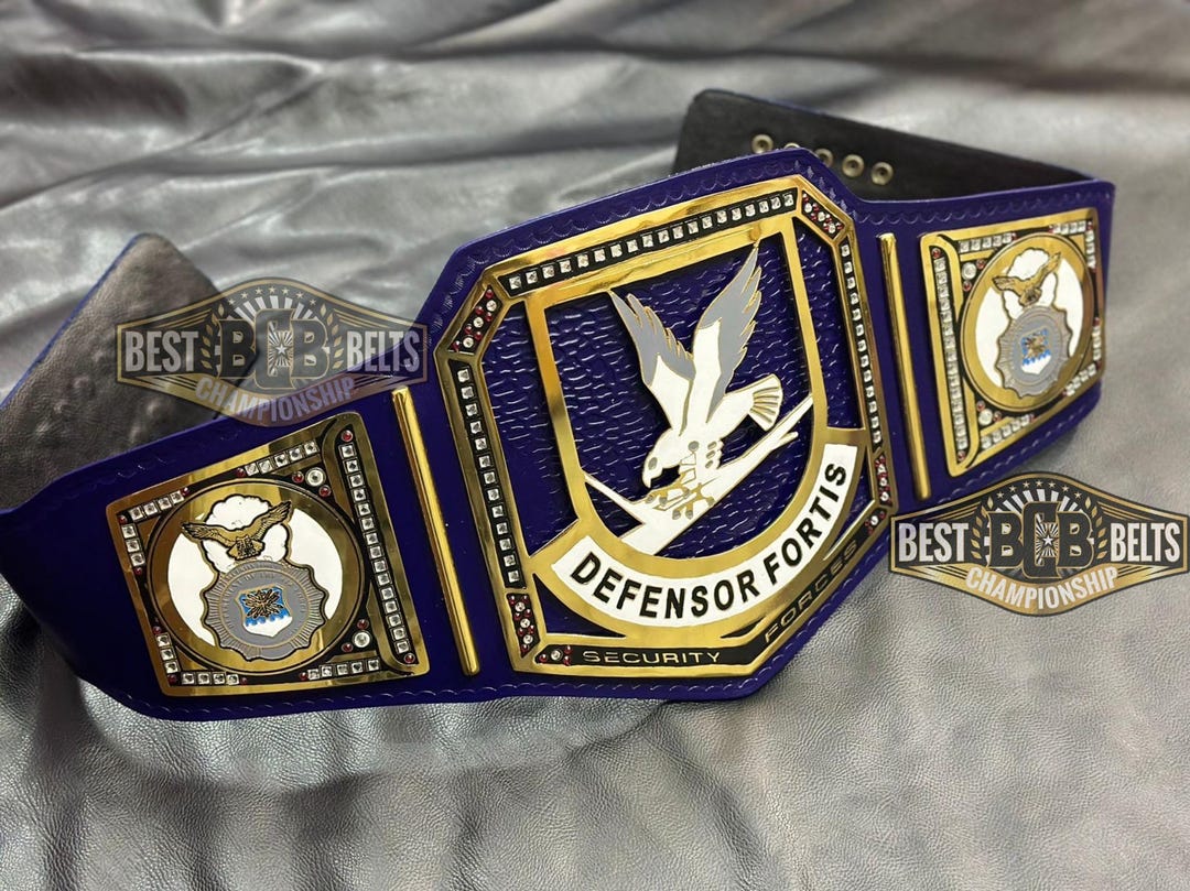 USAF Security Forces Championship Belt, Personalised Air Force ...