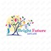 Daycare Logo Preschool Logo Design Tree Logo Books Illustration - Etsy