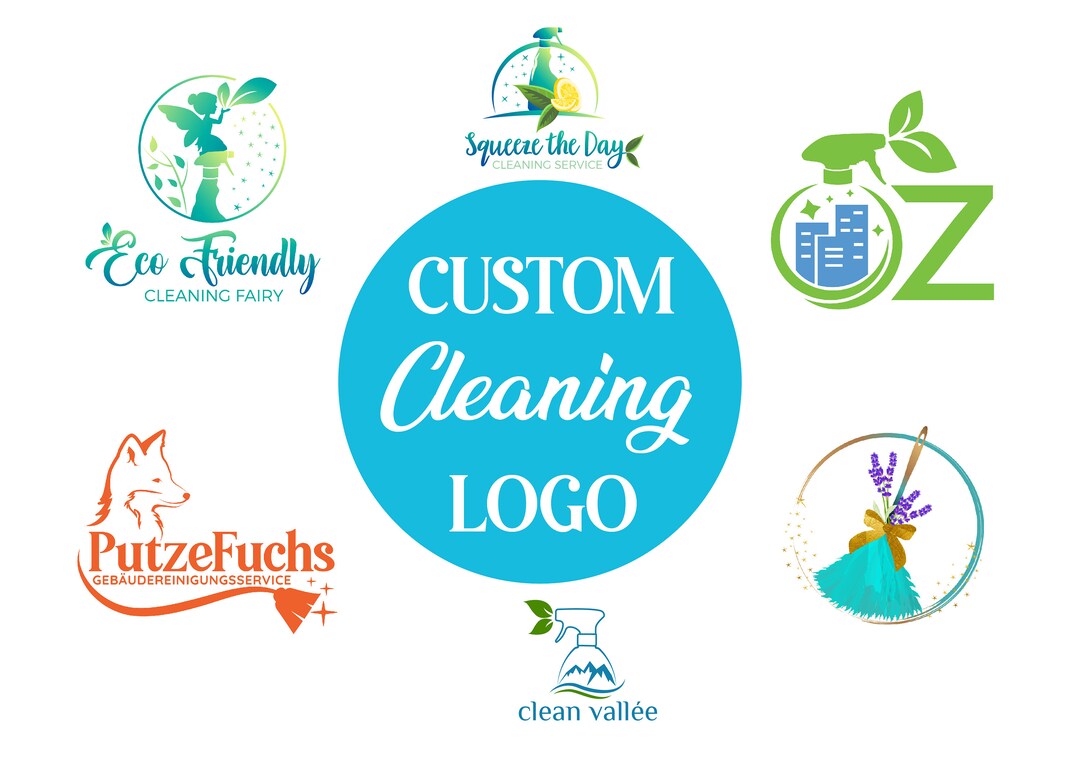 Custom Cleaning Logo Cleaning Logo Design Personalized Logo House ...