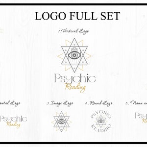 Psychic Logo Medium Logo Spiritual Logo Mystic Logo Mysthic Logo Tarot ...