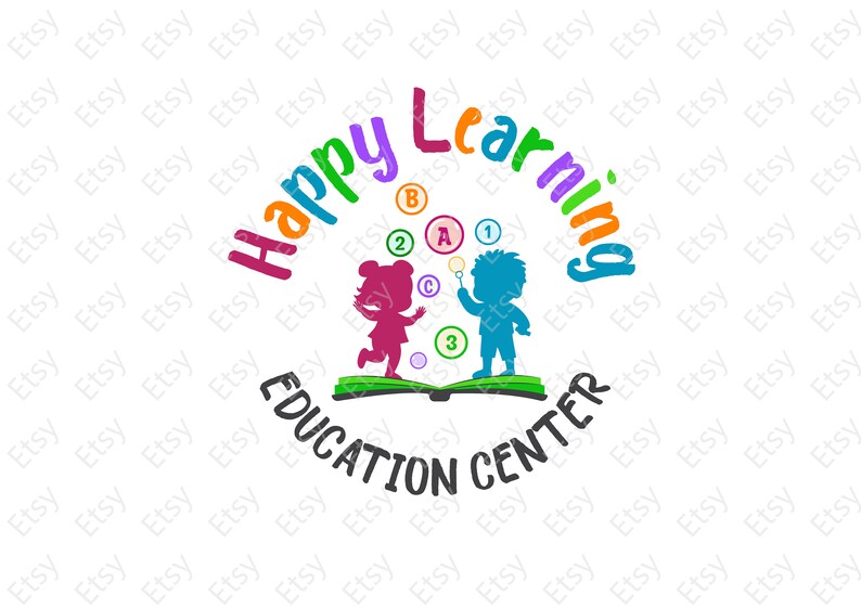 Fun Education Logo Colorful Learning Logo Daycare Logo Design Simple ...