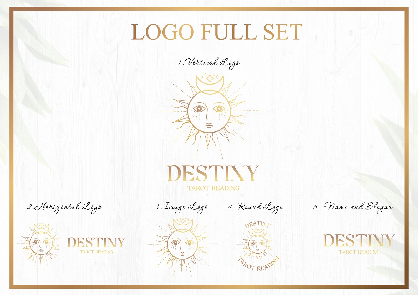 Tarot Logo Psychic Reading Logo Medium Logo Spiritual Logo Mystic Logo ...