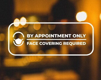 Appointment Only Decal | Etsy