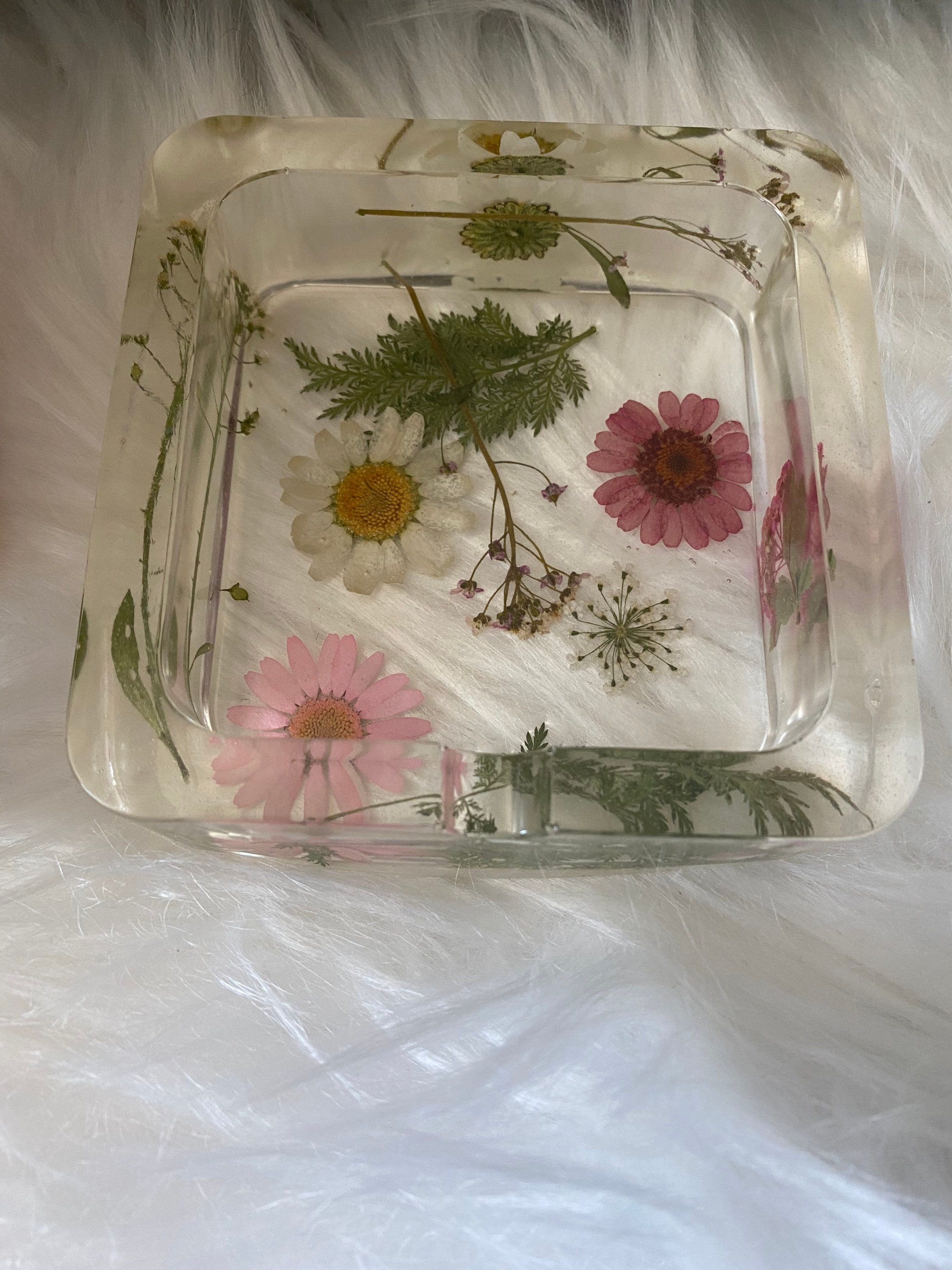 Decorative Trays Home & Living Pressed flower ashtray Home Décor etna ...