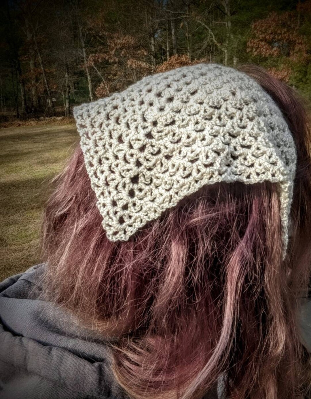 Lacy Head Kerchief - Etsy