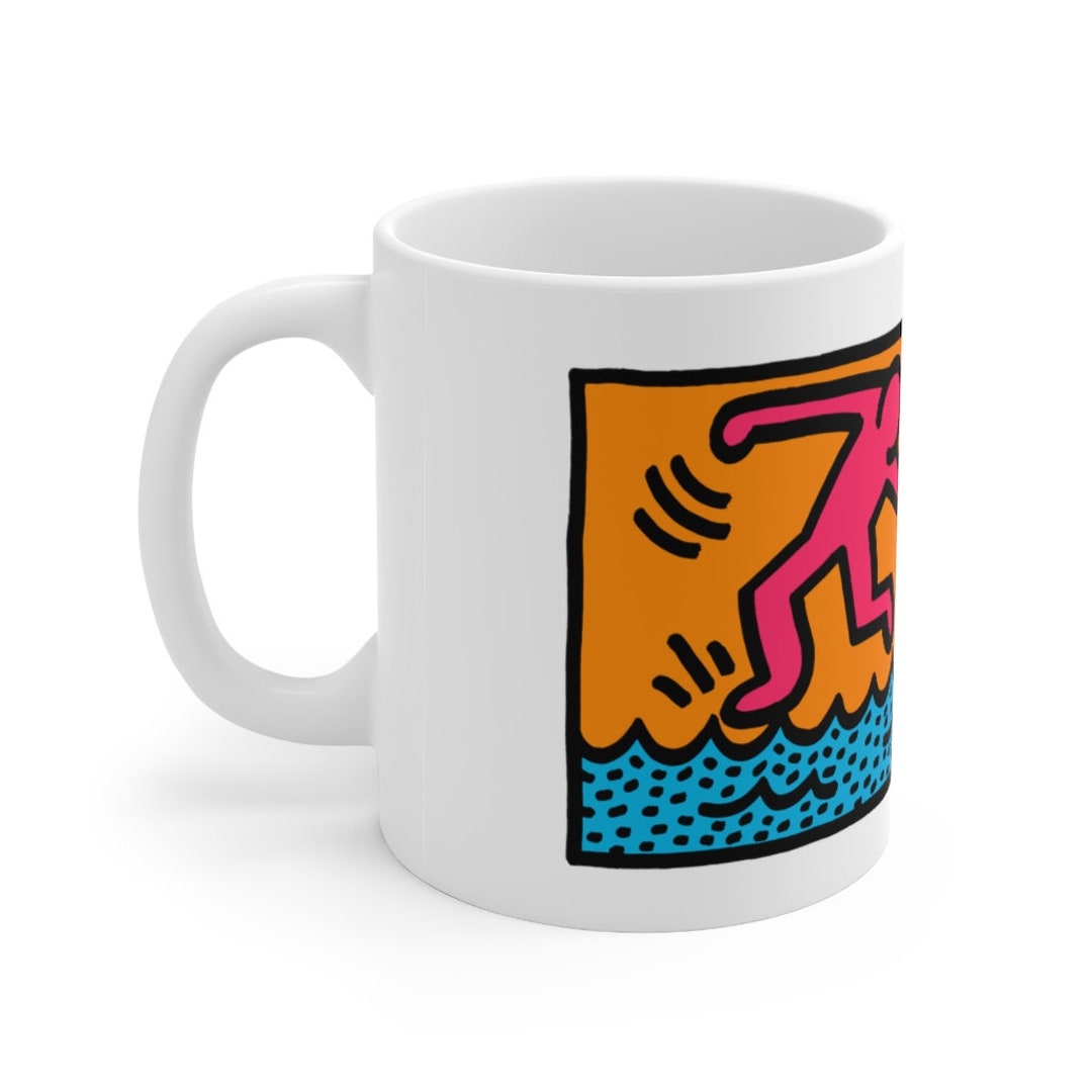 Pop Shop II:4 (keith Haring, 1988) in Ceramic Mug 11oz - Etsy