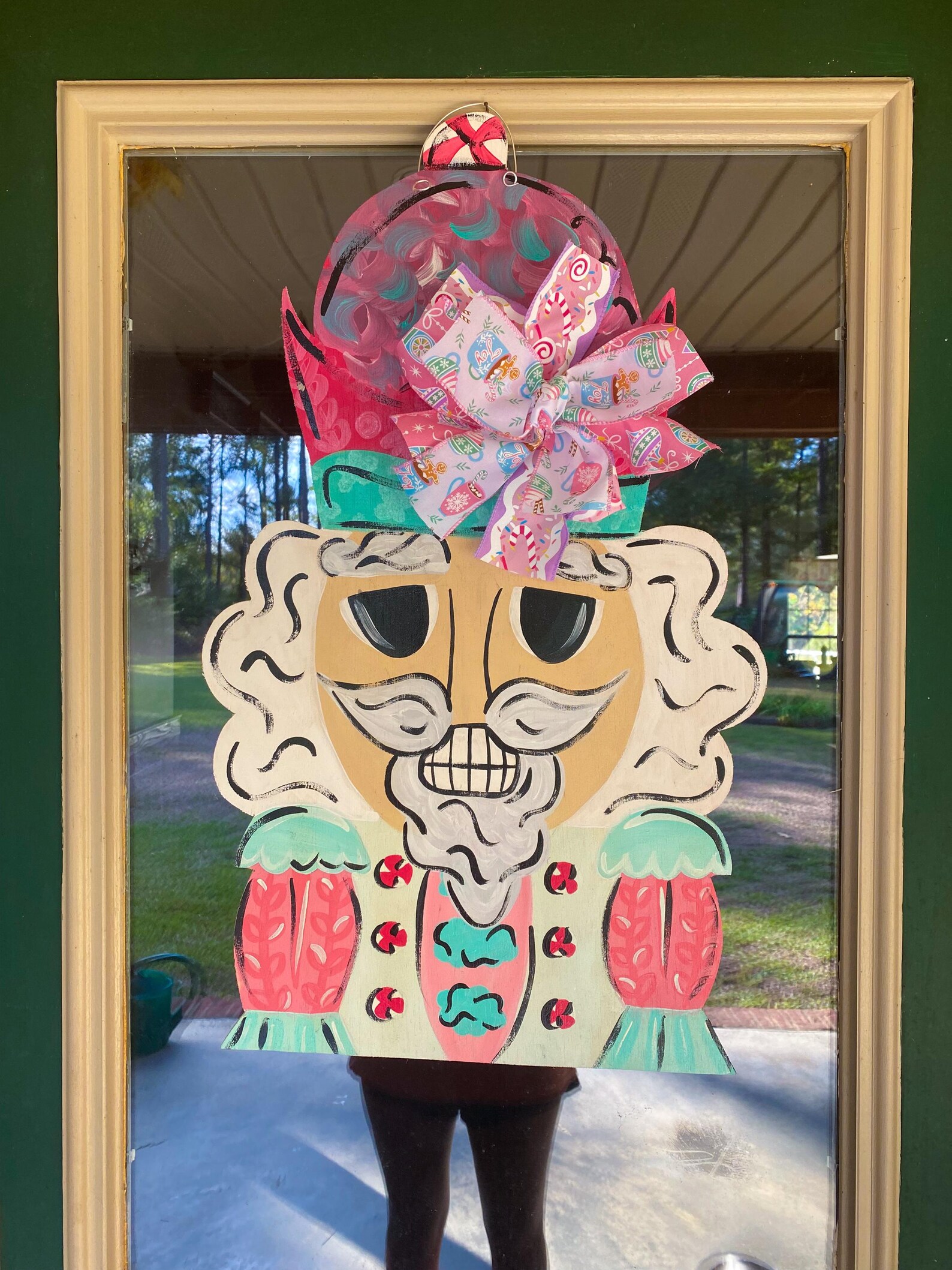 Candy Land Nutcracker / Nutcracker Door Hanger / Christmas Door Hanger ...