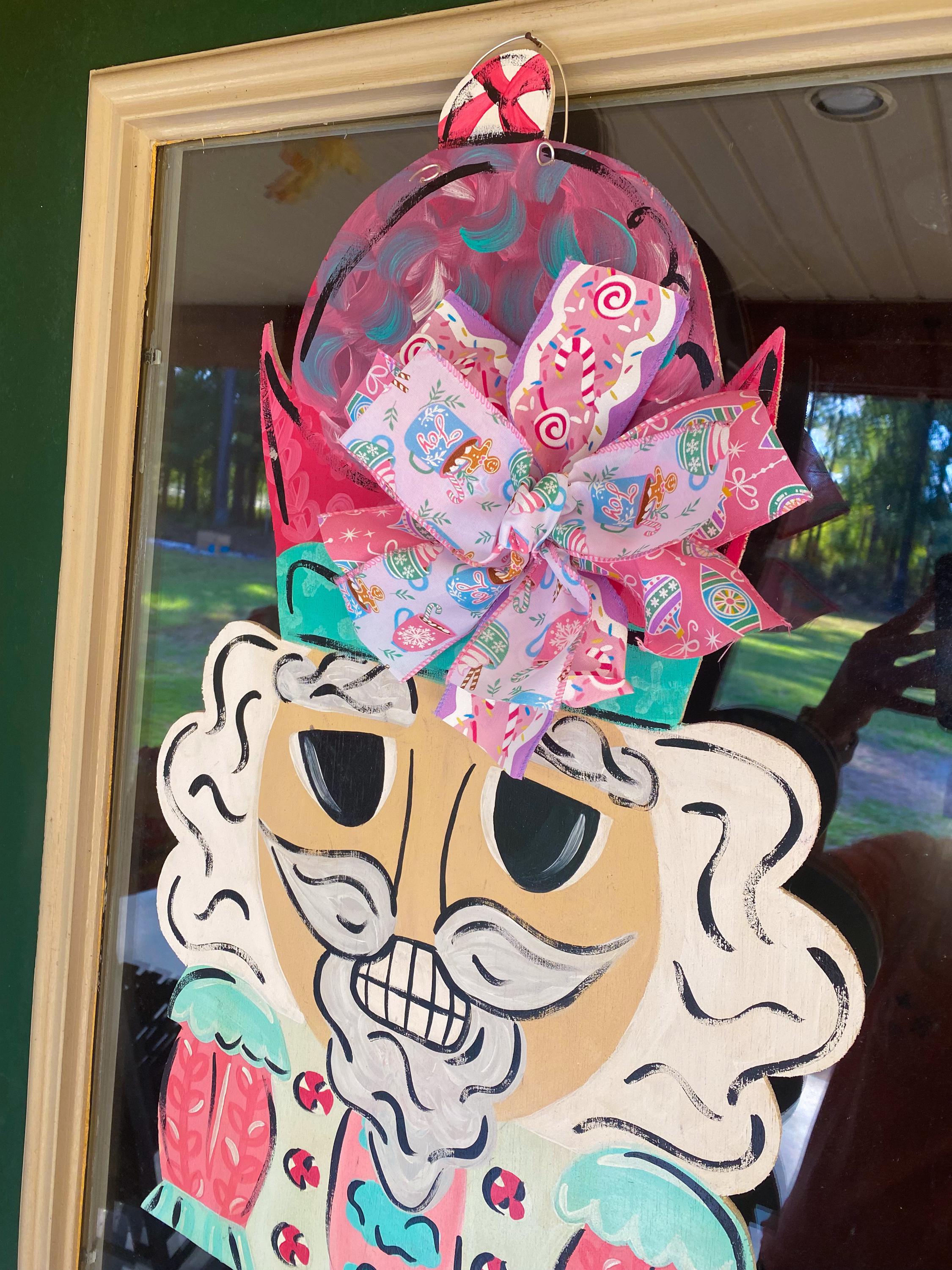 Candy Land Nutcracker / Nutcracker Door Hanger / Christmas Door Hanger ...
