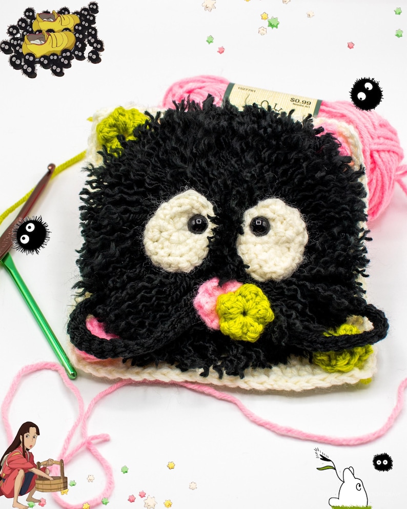 Crochet Soot Sprite Granny Square Pattern | Digital PDF Download - Etsy